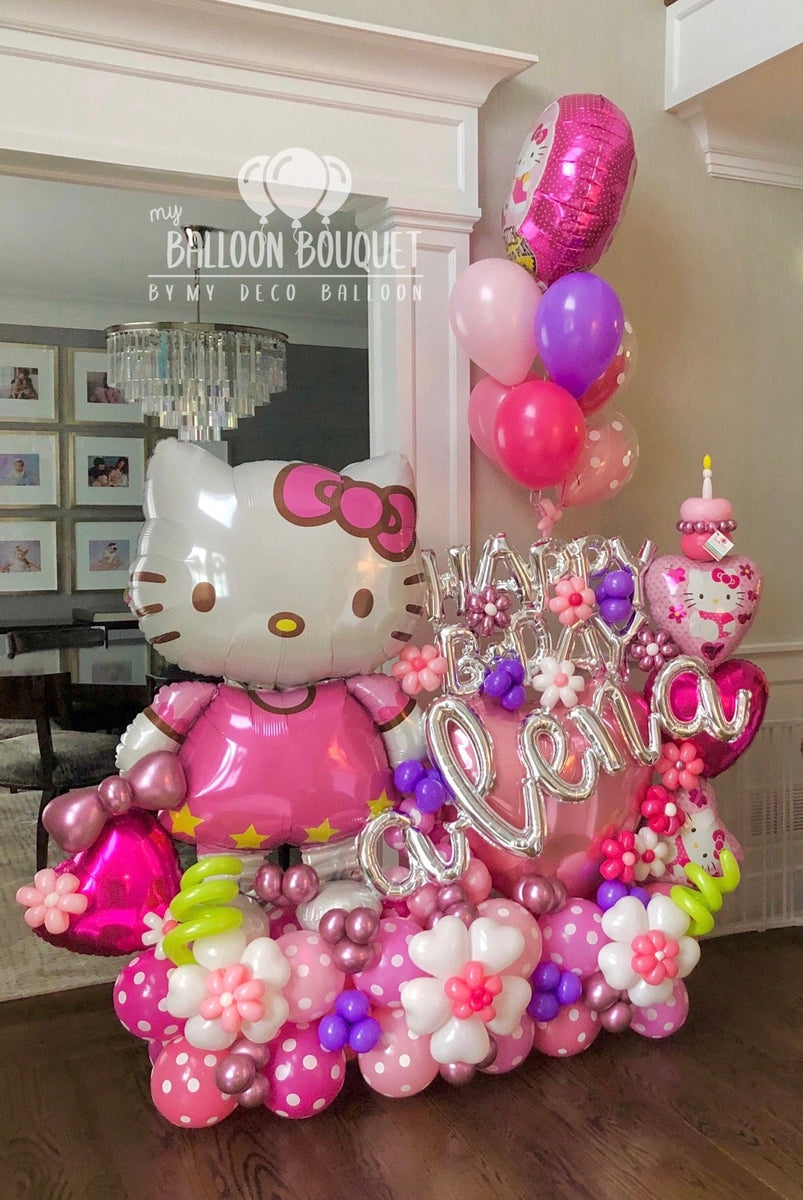 Hello Kitty Birthday Balloon Bouquet – My Balloon Bouquet