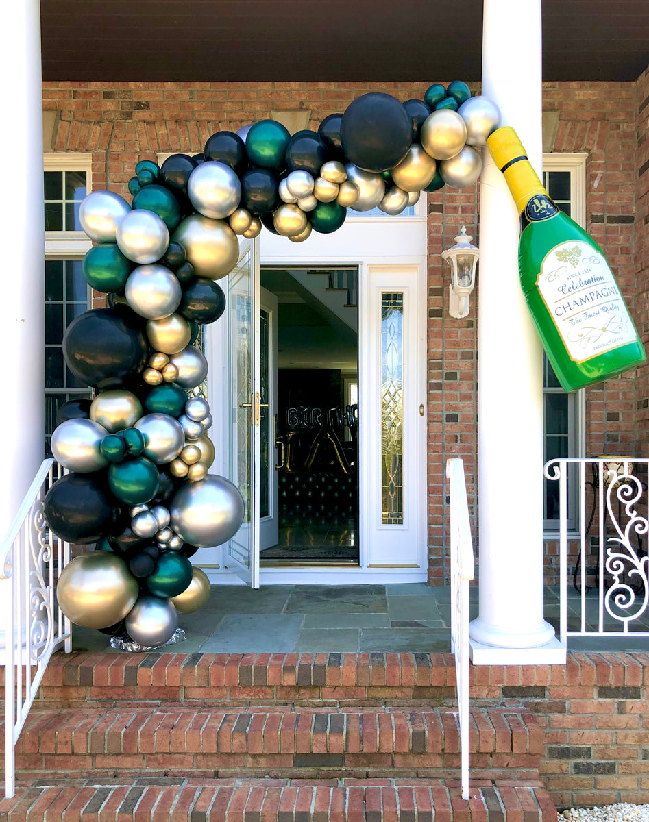 Champagne Balloon Garland – My Balloon Bouquet